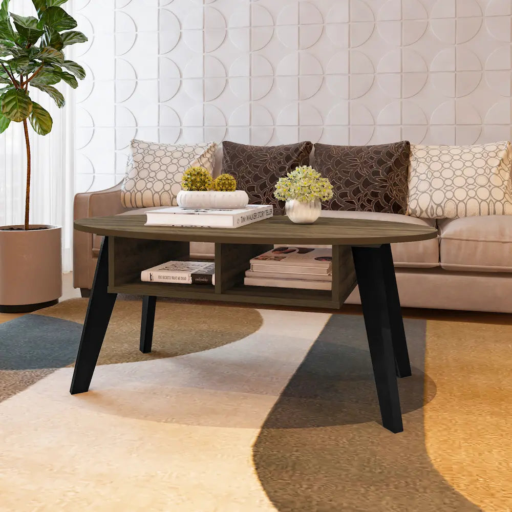 Diva Coffee Table Pine Black