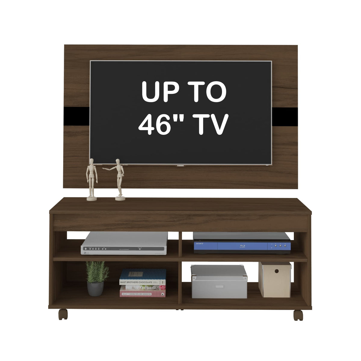 Cross TV Stand With Panel