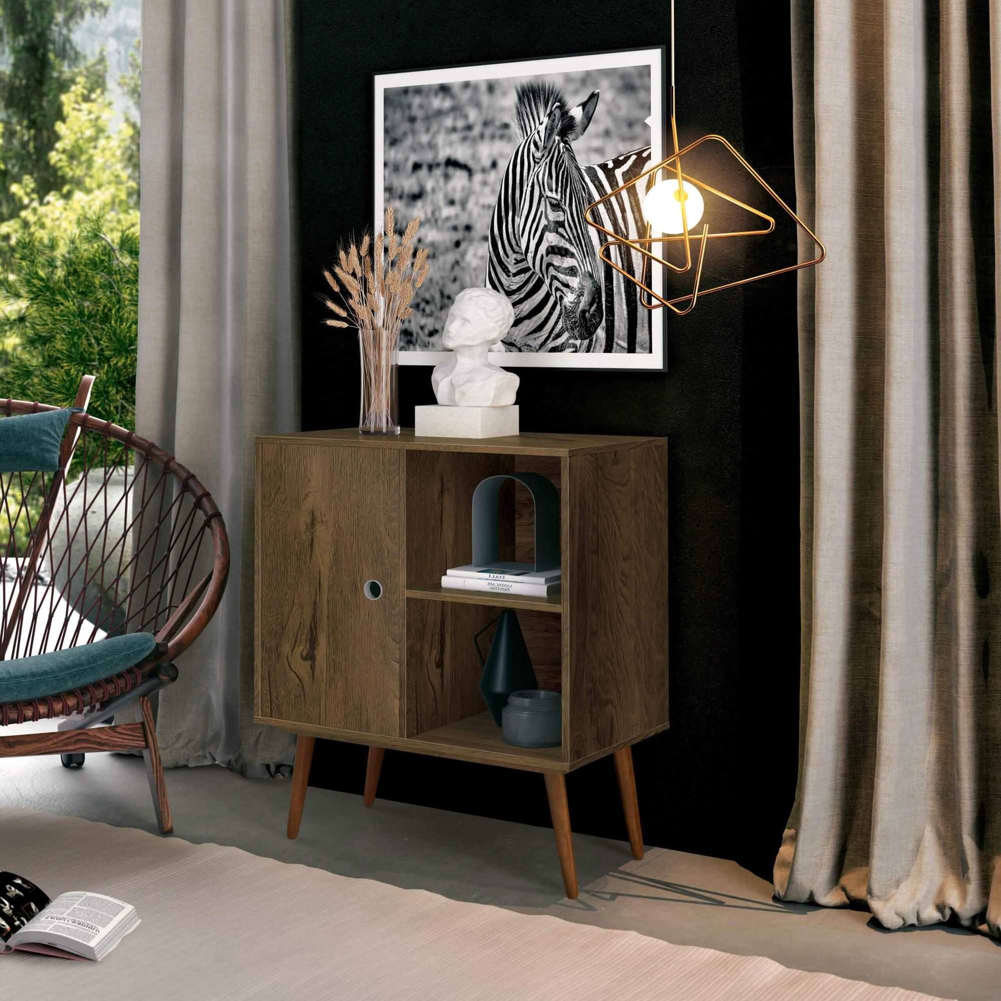 Duna Accent Table Brown