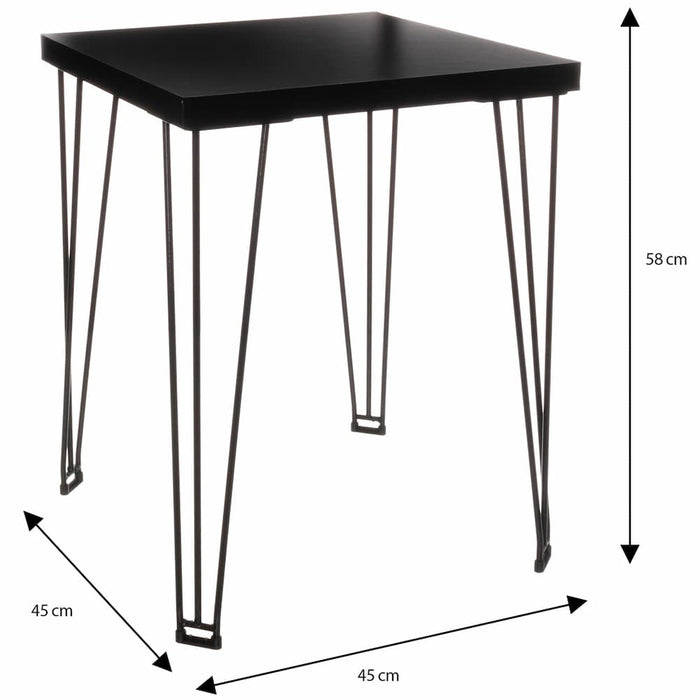 Paris Side Table Black