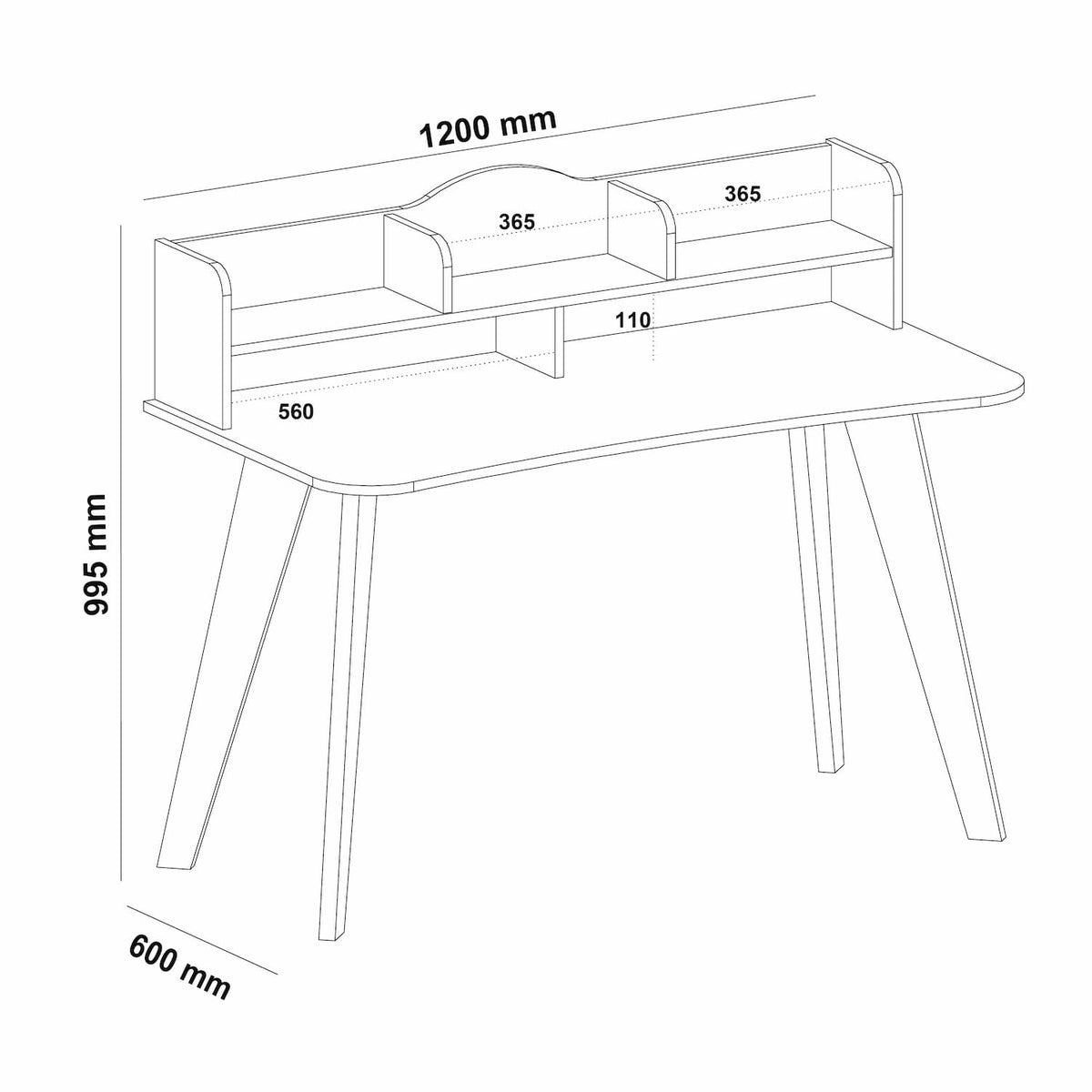 Sofia White Desk